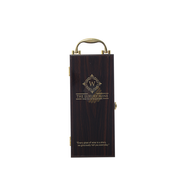 Hộp Rượu Gỗ 1 Chai The Luxury Wine